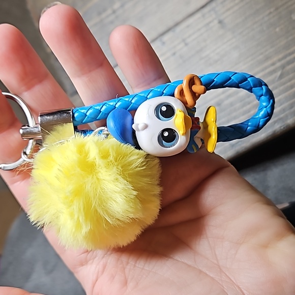 Hand Crafted | Accessories | Donald Duck Doorables Keychain With Yellow ...